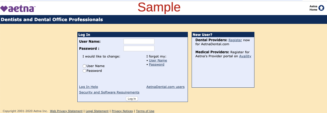 Aetna Dental Provider Login