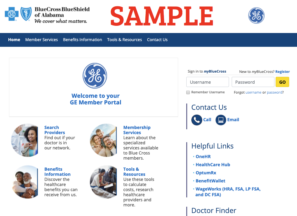 BCBS | Blue Cross Blue Shield GE Members