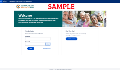 Central Health Plan | OTC | Over the Counter | Login