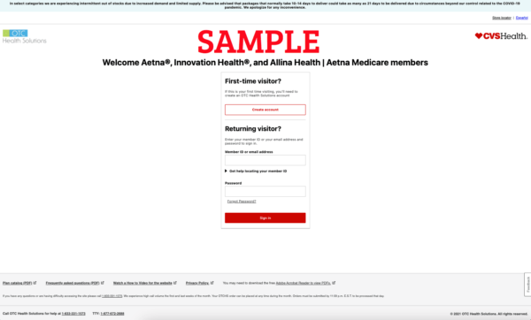 Myorder OTCHS | Health Solutions | CVS | Over-the-Counter