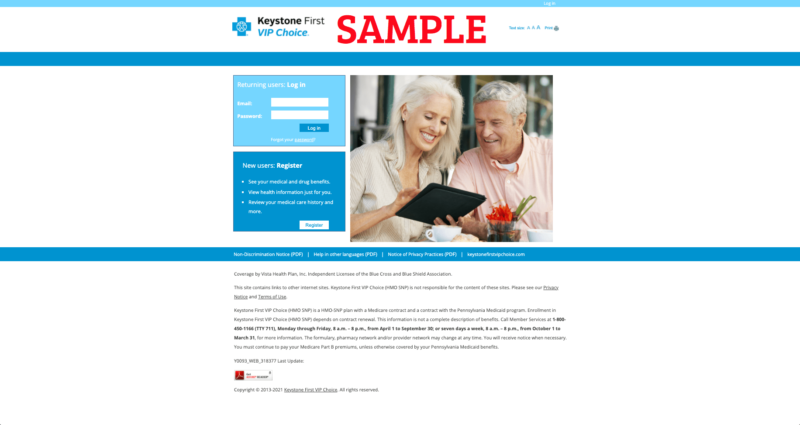Keystone First VIP Choice (HMO-SNP) | OTC | Login | Catalog | Medicare LLC